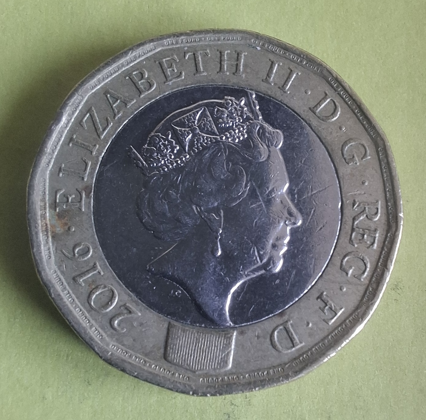 The One Pound 2016 from United Kingdom – History, details and value ...